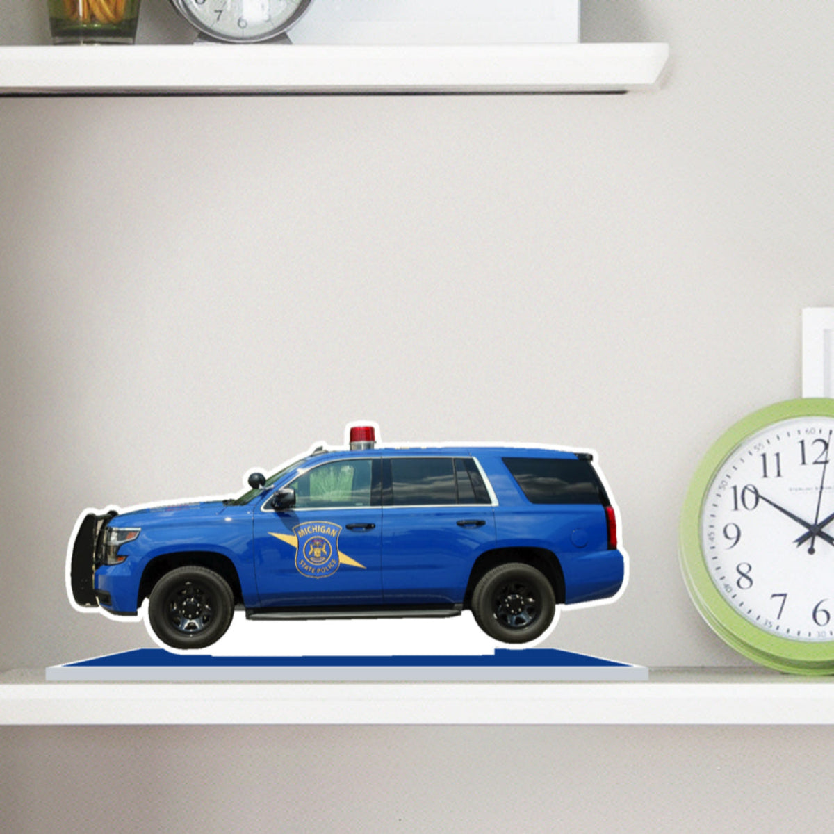 Mini Shield Standee – Michigan State Police Canteen